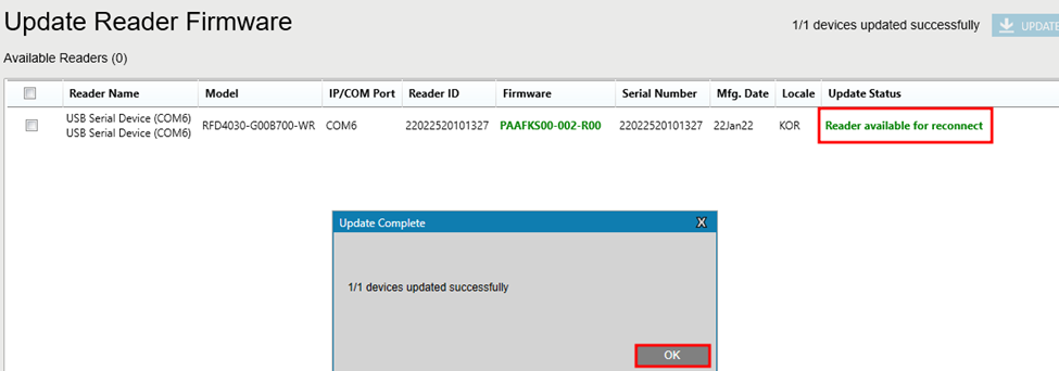 123RFID Desktop: RFD40 Firmware Update Error