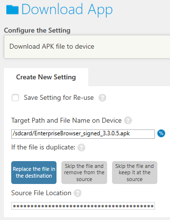 Instalar e implementar Enterprise Browser Config.xml usando StageNow
