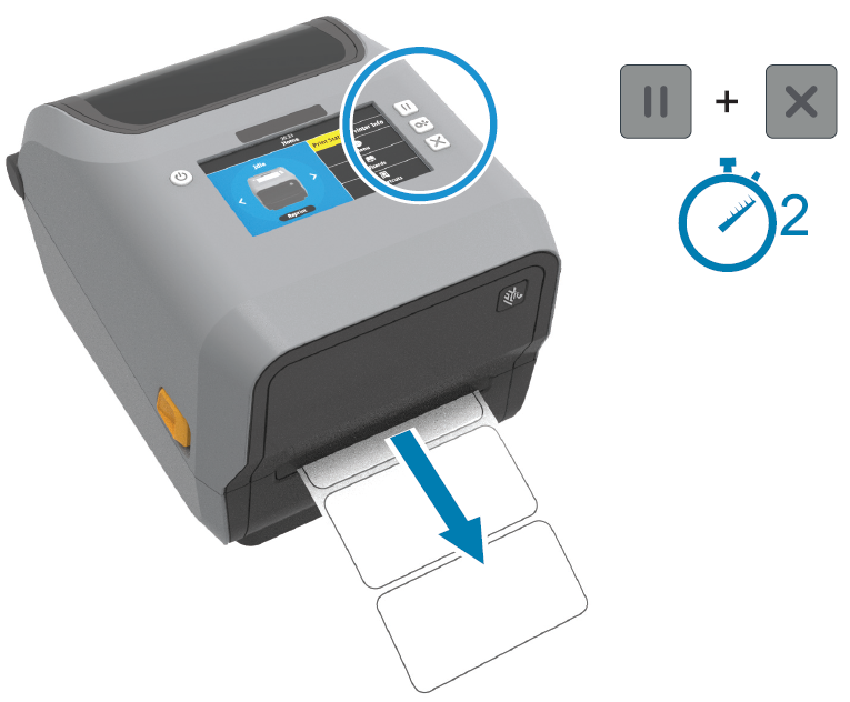 ZD400/ZD600 Series Printers Cannot Stop at the Label Top when Changing ...