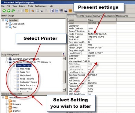 Configurar o modificar la configuración de una impresora Zebra mediante ...