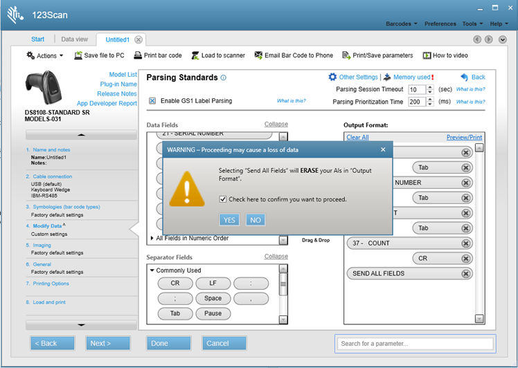 Retrieving All Application Identifiers (AIs) from a GS1 Barcode
