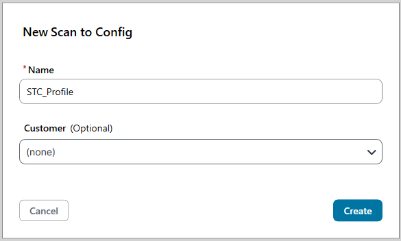 Velocity: Deploy Profile Using Scan to Config