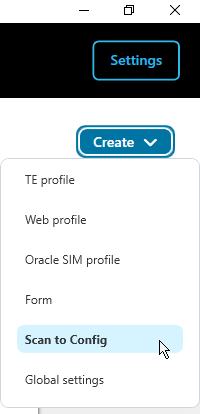 Velocity: Deploy Profile Using Scan to Config