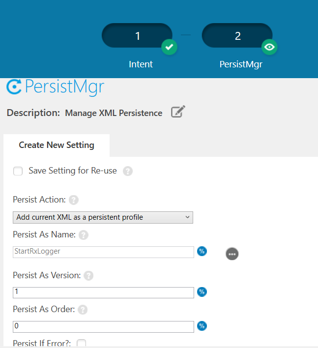 Configure RxLogger to Persist After Enterprise Reset