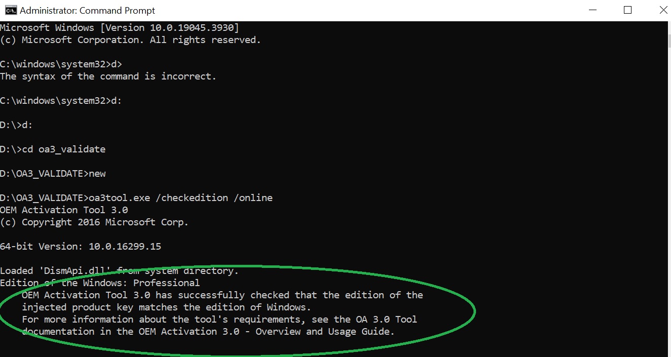 L10 Windowsタブレットの組み込みアクティベーション タイプを確認する