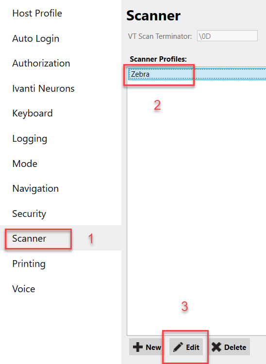 Enable or Disable EAN13 2 or 5 Supplement Using Velocity Console