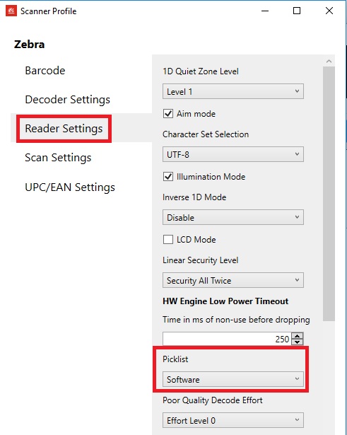 Enable Picklist Mode in Ivanti Velocity Client (All-Touch TE)