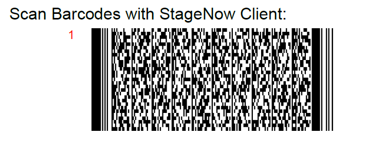 StageNow Key Mapping for Intent Output