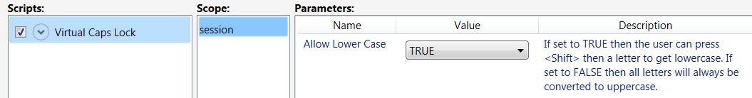Velocity - Script to Default All Characters from Lowercase to Uppercase