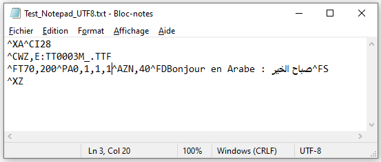 Printing with International Characters (Arabic, Cyrillic)