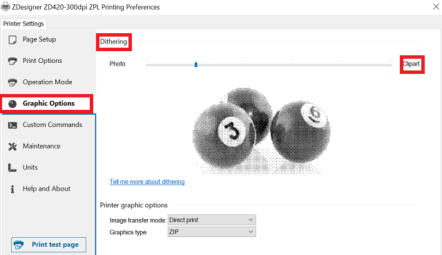 Configure Or Modify Basic Zdesigner Driver Version 8 Settings