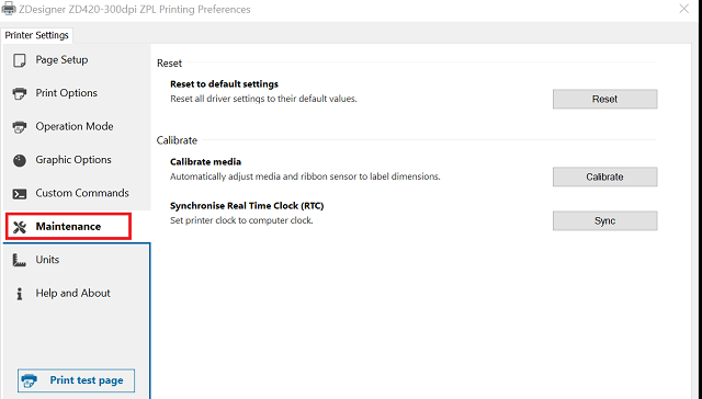 Configure or Modify Basic ZDesigner Driver Version 8 Settings