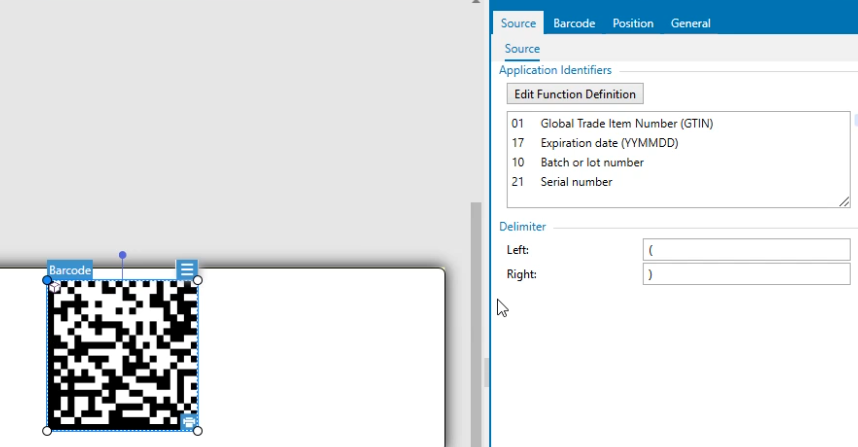 ZebraDesigner 3: GS1 Barcode Creation