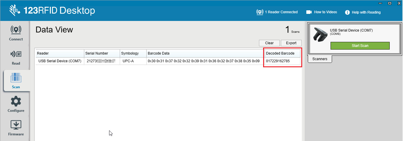 RFD40: Reading Tags Using 123RFID Desktop