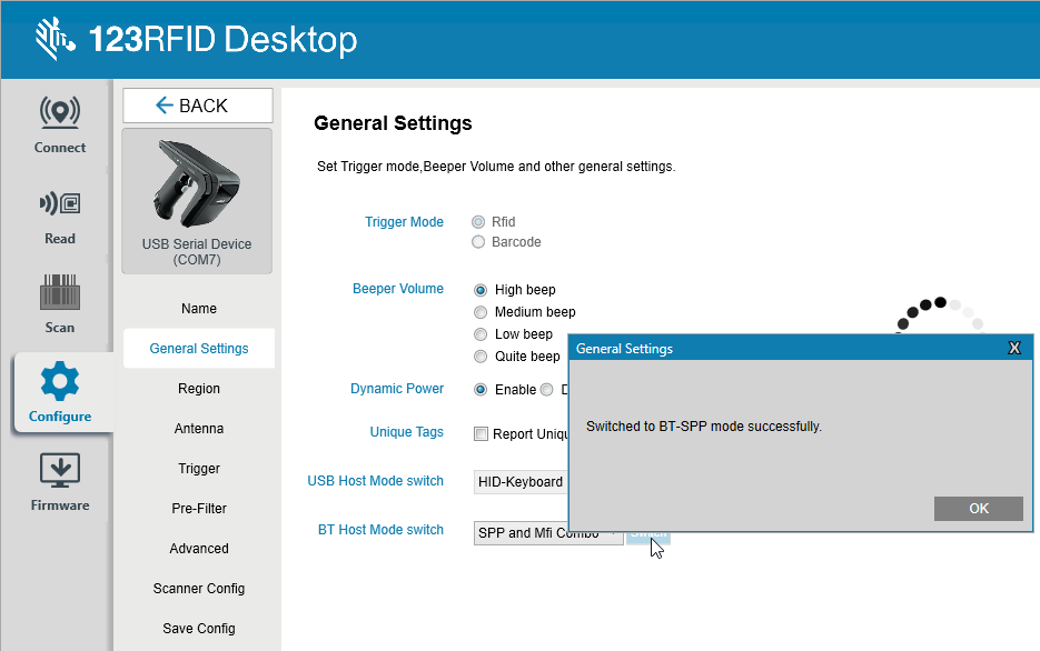 Configure RFD40 UHF RFID Premium o Premium Plus Sled para Leer ...