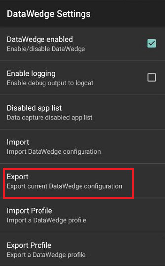 Deploying the DataWedge Configuration Remotely