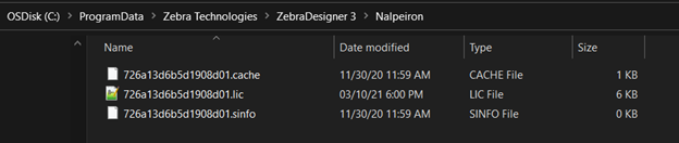 ZebraDesigner V3 라이센스 파일 손상 오류 해결