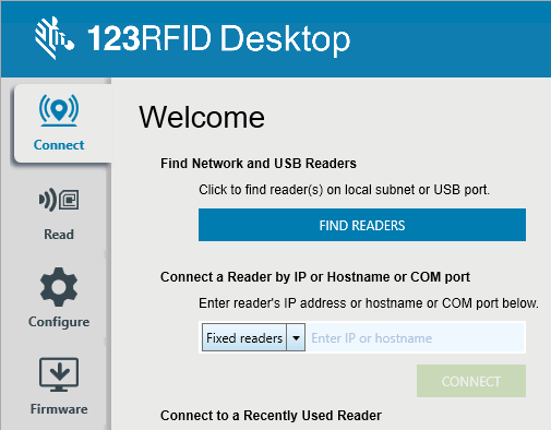 RFD40 Firmware-update Met 123RFID Desktop