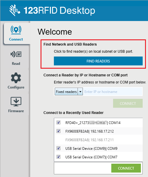 RFD40: lectura de etiquetas con 123RFID Desktop