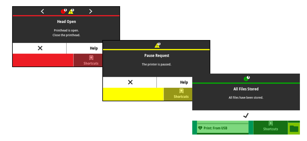 Alert and Error Status Lights