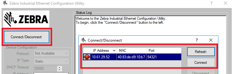 EA3600 Utilisation de l utilitaire de configuration Zebra Industrial ...