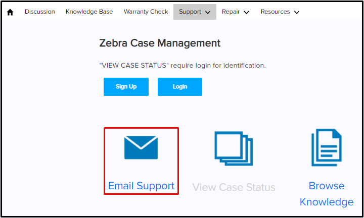 Site Guide: Create Case Online Submission Form