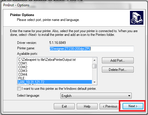 Uncheck Both Options For Launch Installation For Zebra Font Downloader