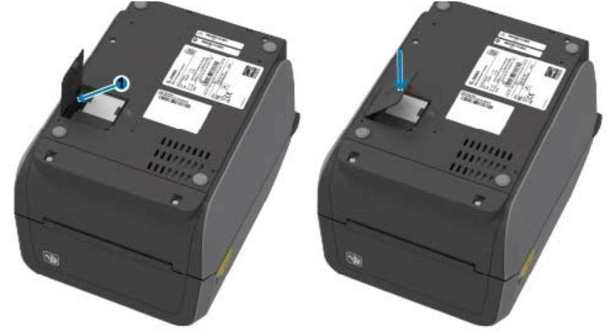 ZD421/ZD621 De draadloze verbindingsmodule installeren