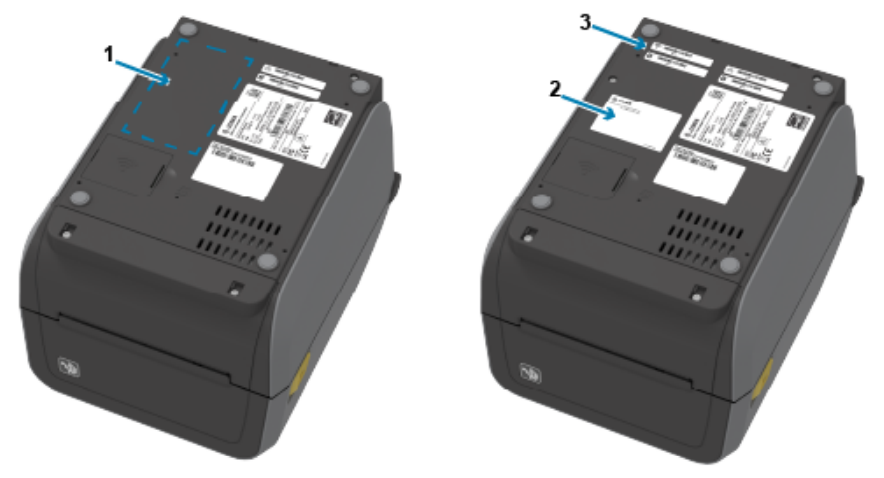 ZD421/ZD621 Installieren des Wireless Connectivity Module