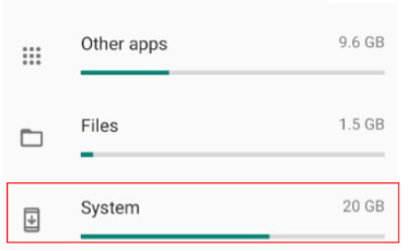 Android Low Storage High System Storage Category Usage How to Free Space?