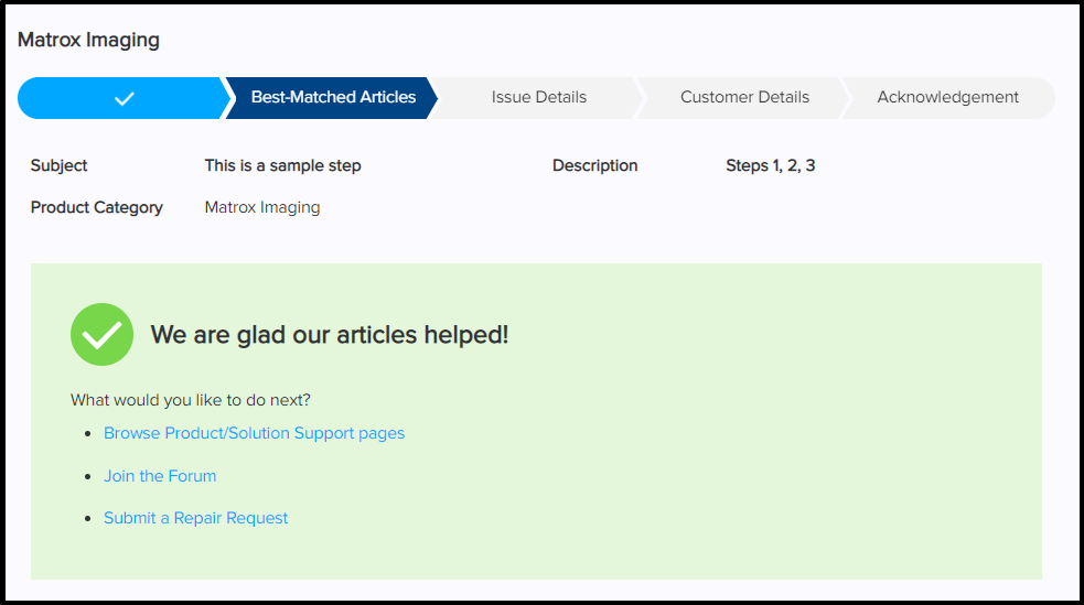 Site Guide: Create Case Online Submission Form