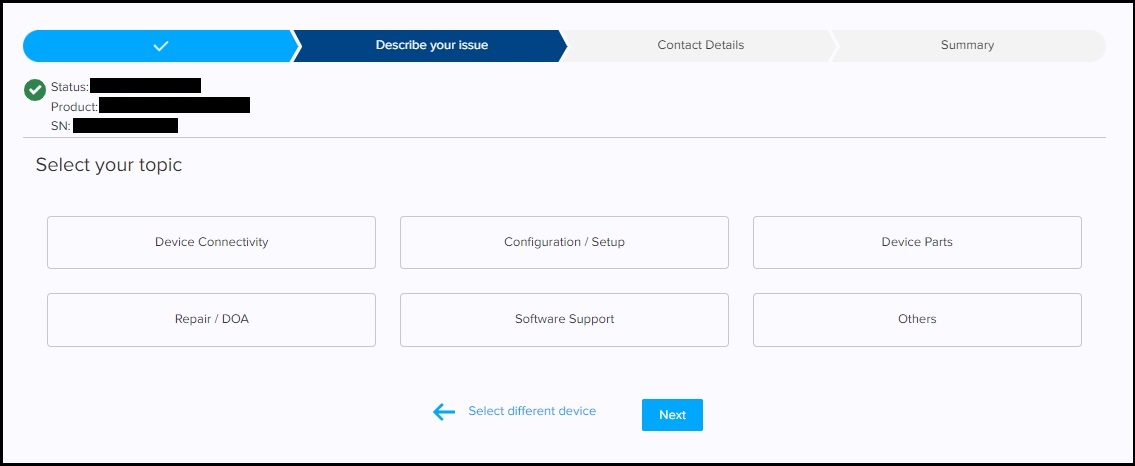 Site Guide: Create Case Online Submission Form