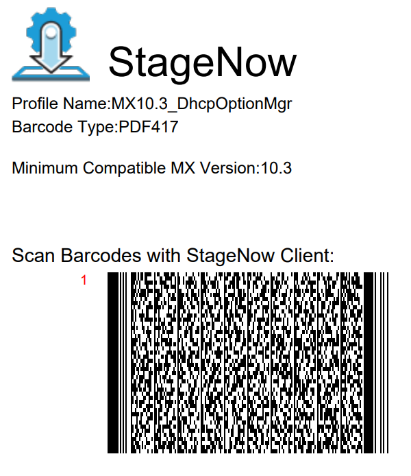 Enabling DHCPv6 via StageNow