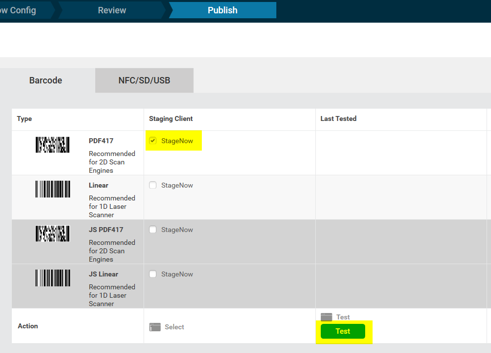 Enabling DHCPv6 via StageNow