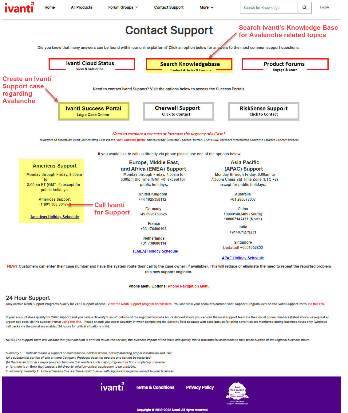 Avalanche Emulation Software Support