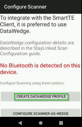 Staylinked SmartTEL: 바코드 스캐너 설정 활성화 및 수정