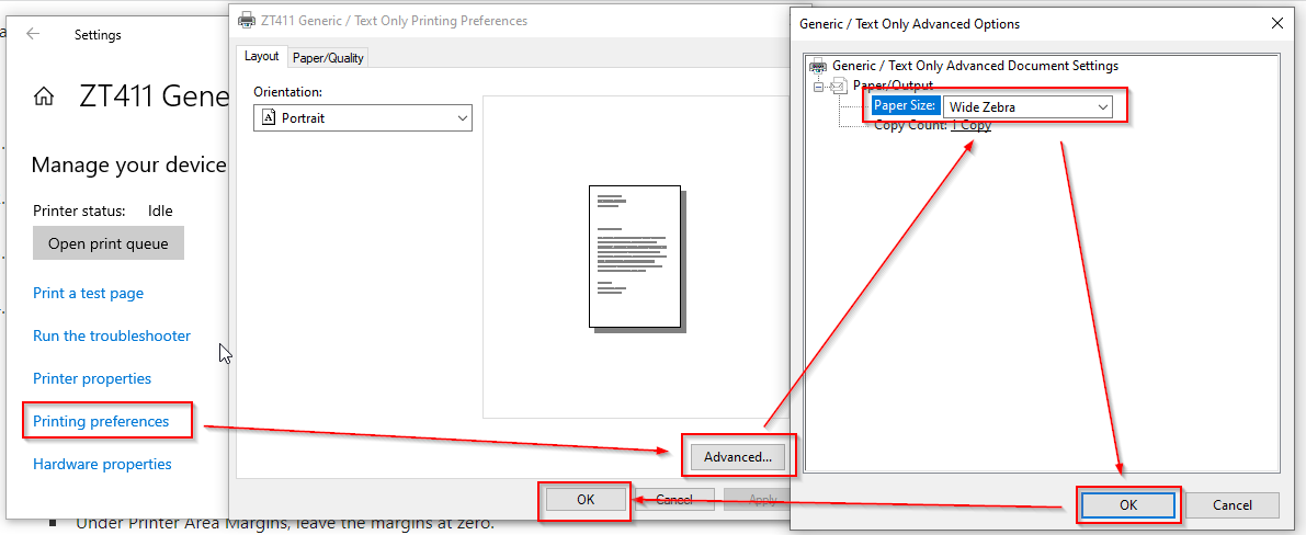 Large Fields Contain Spaces When Printed with Microsoft Generic Text ...