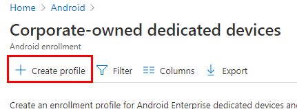 Enrolling Zebra Android Device with MS Intune