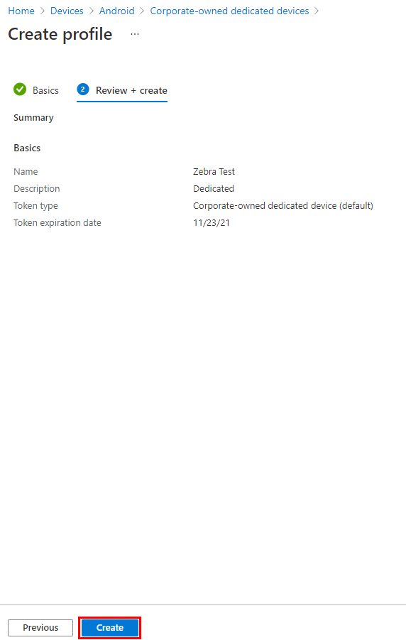 Enrolling Zebra Android Device with MS Intune