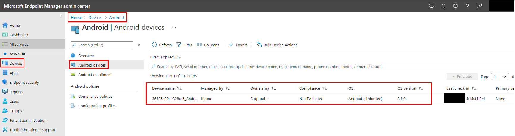 Enrolling Zebra Android Device with MS Intune