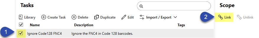 Velocity Zebra Scanner Profile Does Not Support Ignore Code128 Fnc4 Option