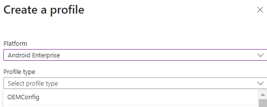 Zebra OemConfig Legacy Schema und MX Powered Schema in der InTune Endpoint Management Solution