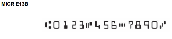 Habilitación de MICR E13B