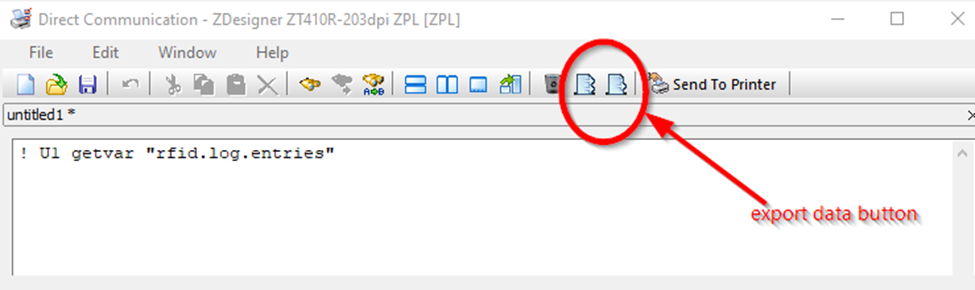Enable And Retrieve Rfid Data Log Using Zebra Setup Utilities