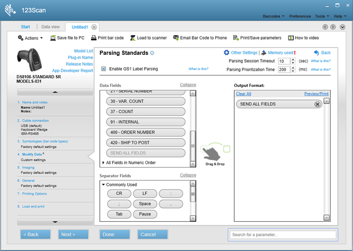 Retrieving All Fields from a GS1 Barcode for Unique Device Identifiers ...