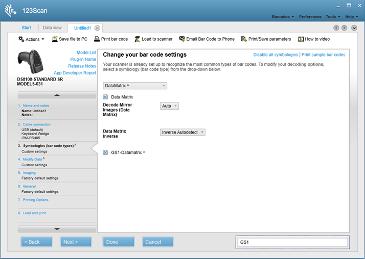 Retrieving All Fields from a GS1 Barcode for Unique Device Identifiers ...