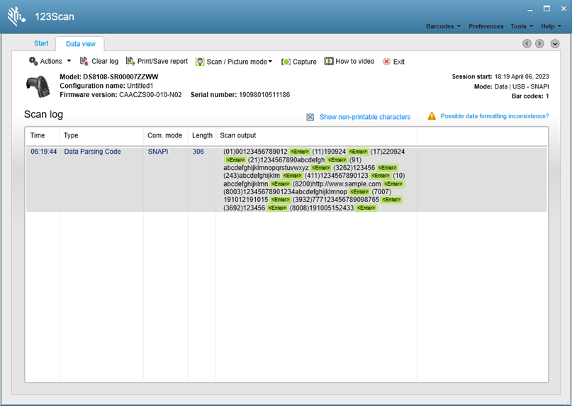 Retrieving All Fields from a GS1 Barcode for Unique Device Identifiers ...