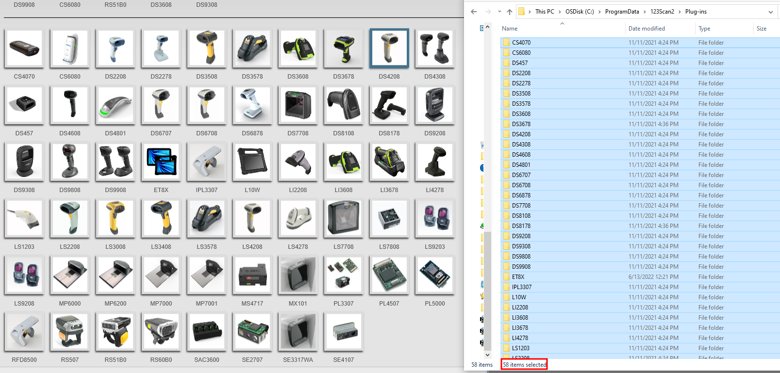 123Scansione del percorso del plug-in