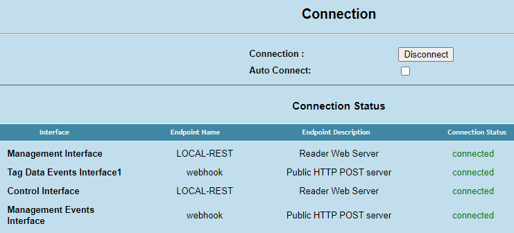 Connect Fixed RFID Reader to HTTP POST Server