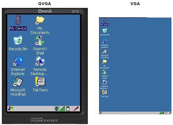 XT15 CE6.0 Switch Display from QVGA to VGA